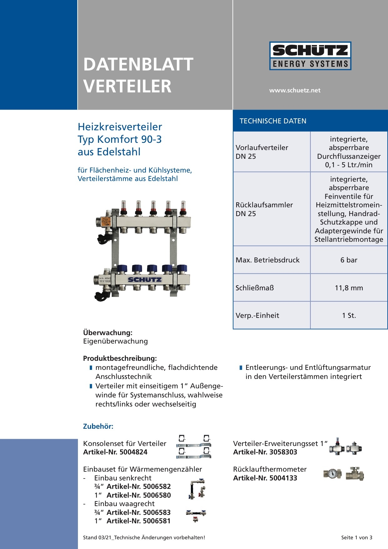 Heizkreisverteiler | ENERGY SYSTEMS